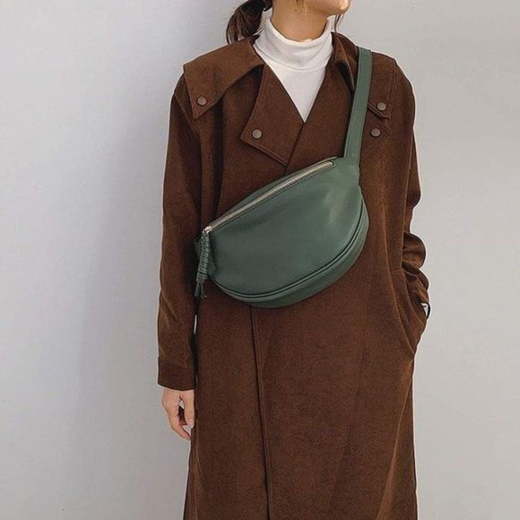 Bags | Womens Waist Bag Fanny Green | Poshmark
